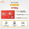 Sim 5G Viettel V160B 4GB/Ngày (120GB/Tháng), Miễn phí nội mạng, 100 ...